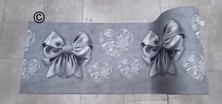 Tappeto fondo antiscivolo stampa digitale Fiocco🎀