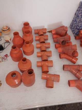 Plastica rossa ,raccordi pvc