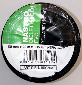 Nastro isolante dielettrico PVC nero grande