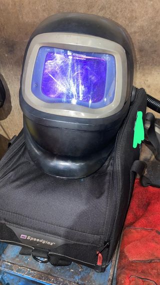 Maschera da saldatore 3M ,usata6mesi