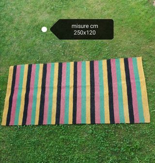 tappeto in cotone pesante 250x120 come nuovo