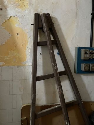 scala in legno antica