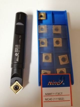 Fresa vari utilizzi Nine9 completa di inserti