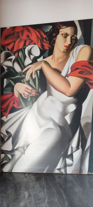 riproduzione su legno de Lempicka