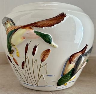 vaso decorato a mano Arturo Pasquinucci
