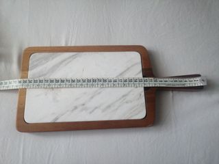Taglieri in legno con inserto in Marmo