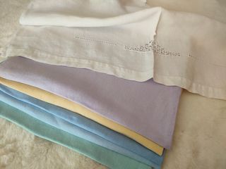 Asciugamani colorati di puro lino Antichi