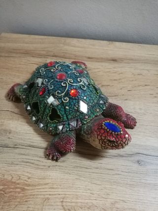 Tartaruga lucernario etnica ornamentale