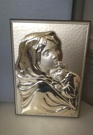 Quadro da tavolo in argento