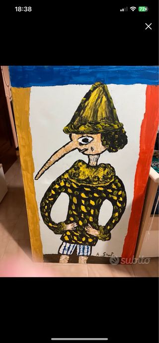 Quadro Pinocchio di Stula