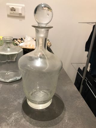 bottiglia di vetro porta liquori