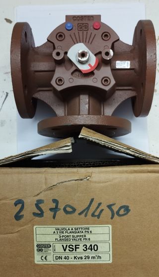 Valvola flangiata a settore Coster Vsf340 dn 40