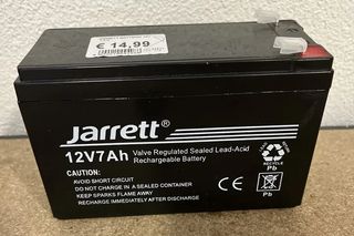 BATTERIA 12V 7AH ERMETICA RICARICABILE AL PIOMBO