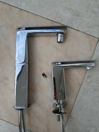 Miscelatore lavabo bacinella + bidet