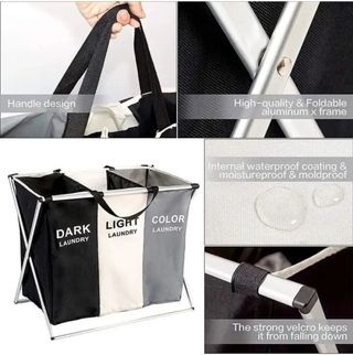 ❤️portabiancheria tre scomparti paghi alla consegn