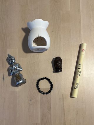 Buddha scaldaolio/scaldacera braccialetto incenso