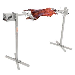Girarrosto Spiedo BBQ 52W in Acciaio Inox Elettric