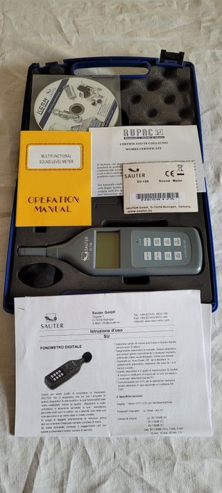 Strumento di misura livello sonoro fonometro