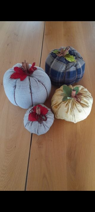 Set 4 cuscini decorativi zucca