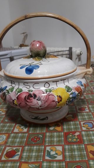 Biscottiera porcellana vintage