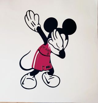 Opera Pop Art Topolino e la Dab.
