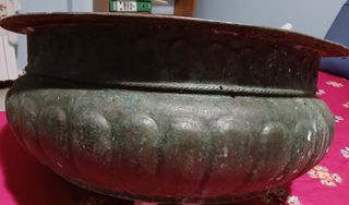 Grande vaso in rame, diametro 57,5