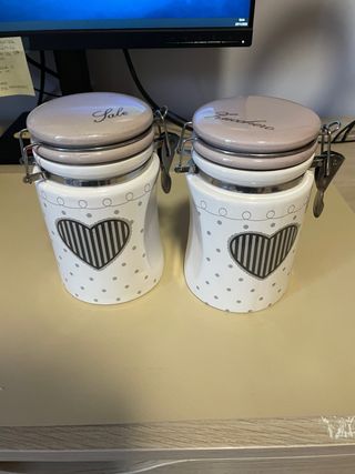 Contenitori sale e zucchero