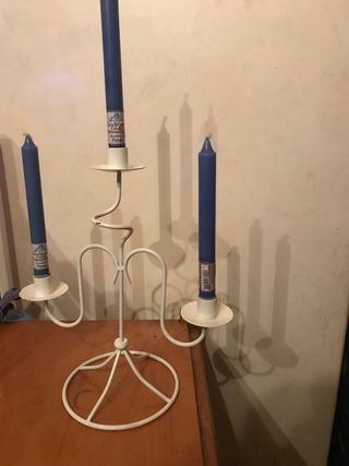 Candelabro in ferro battuto