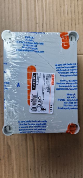 4 Pz Cassette elettriche di derivazione