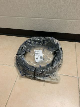 44mt di cavo nero 1x10mm2