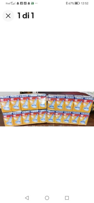 20 lampadine R50 E14 40w 220v