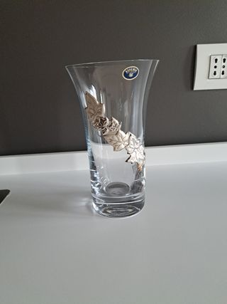 Vaso in cristallo bohemia