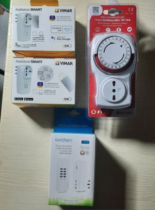 Adattatori smart + Programmatore + presa con telec