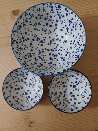 Set ciotole dipinte a mano