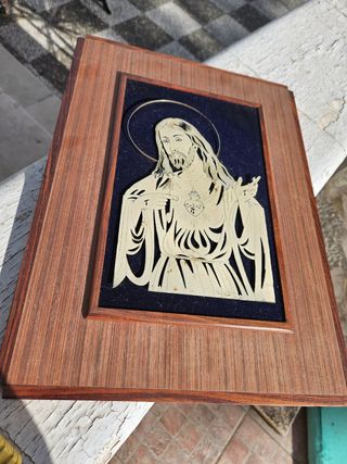 Quadro icona sacra vintage