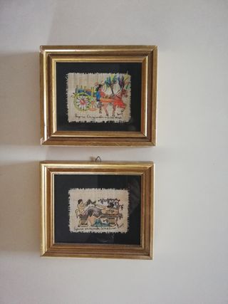 Quadretti con papiro