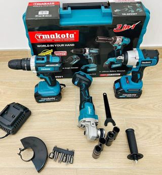 Kit 3in1 tmakota composto da trapano avvitatore +