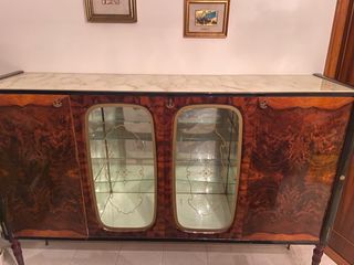 mobile cristalliera in legno