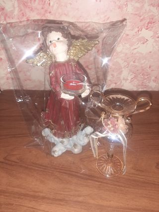 Portacandela ad angelo