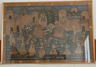 Batik incorniciato thailandese