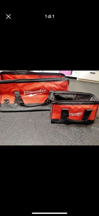 coppia borse milwaukee nuove