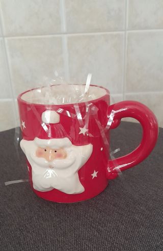 Tazza da latte o portapenne natalizia