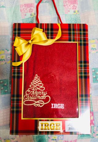 Set natalizio asciugamani grande + ospite Irge