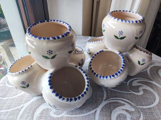 Antipastiere in ceramica Saldarelli set due pezzi
