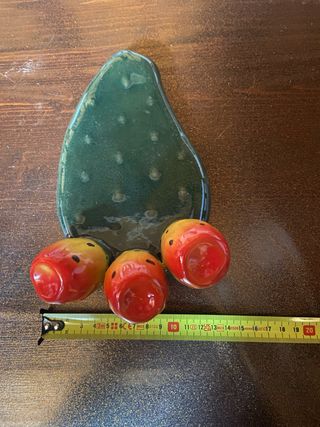 foglia di fico in ceramica