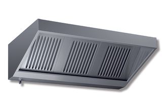 Cappa professionale acciaio inox