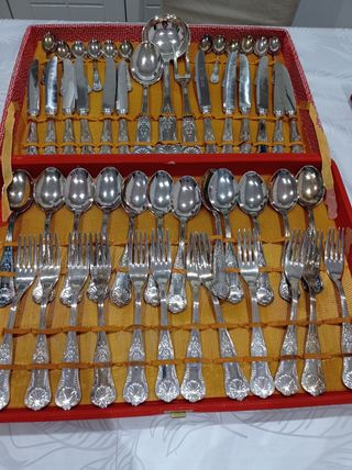 Servizio posate in argento 800