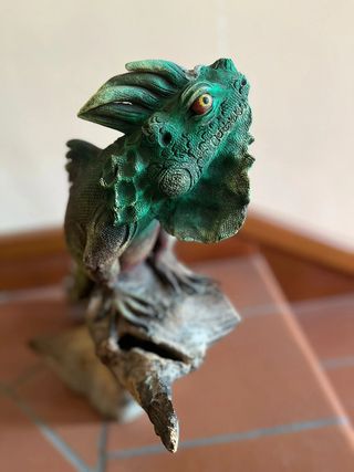 Iguana in Legno