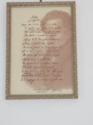 Quadro L'infinito di Leopardi