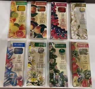 80 tea light varie profumazioni